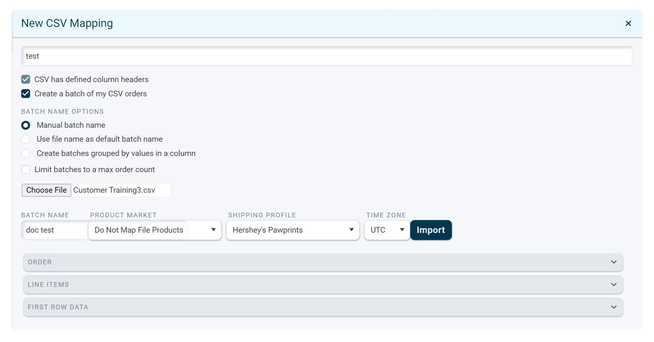 How to Create a CSV Mapping
